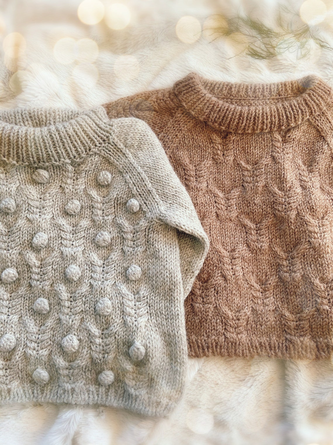 Knitting Pattern PDF Sweetheart Baby Sweater Size 6 Months to | Etsy