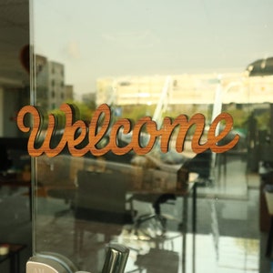 Laser Cutting File "welcome" - Digital Design in Dxf, Crd, Ai and Pdf ...