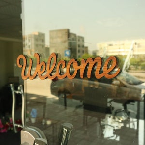Laser Cutting File "welcome" - Digital Design in Dxf, Crd, Ai and Pdf ...