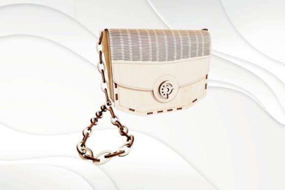 Handbag With Chain, Laser Cut, Vector File, Digital File for Cnc ...