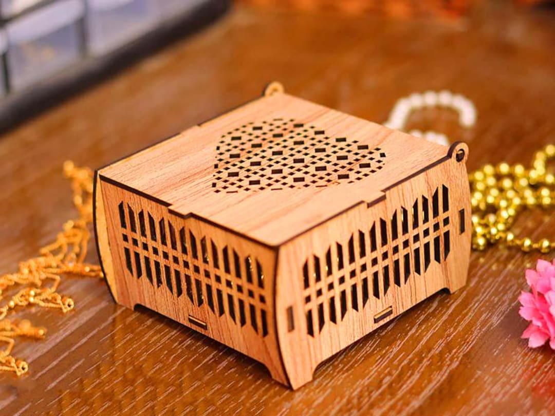 Laser Cut Gift Box Jewelry Box Wedding Box Design Birthday Gift Idea ...