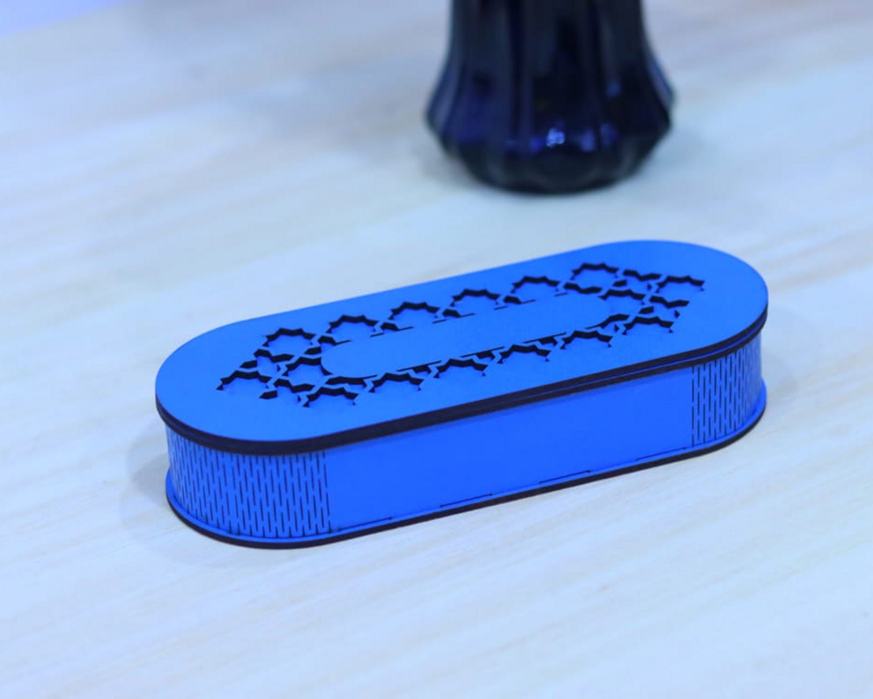 Wooden Packing Box With Rounded Corners: Digital Design for 3mm Laser ...