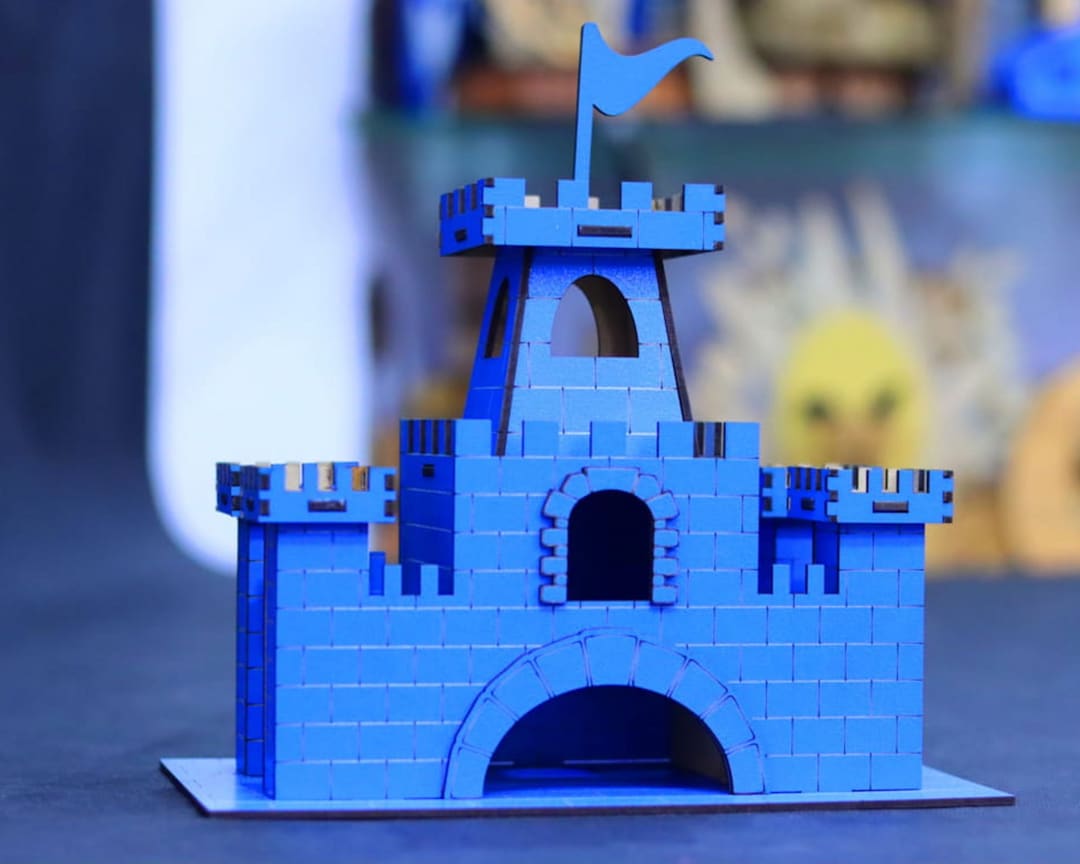3D Medieval Castle Kit, Digital File for Laser Cutting in Dxf, Crd, Ai ...
