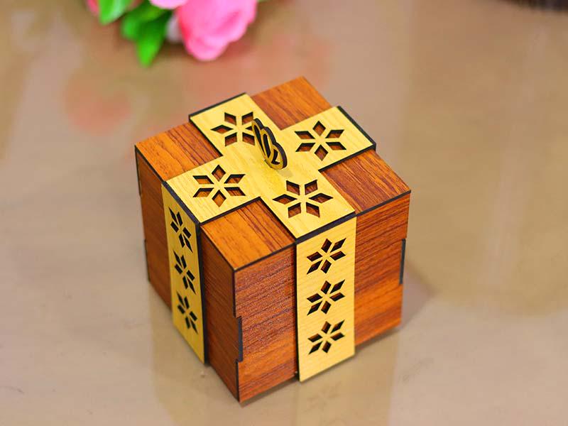 Laser Cut Gift Box Template Christmas Gift Box Birthday Gift Idea ...