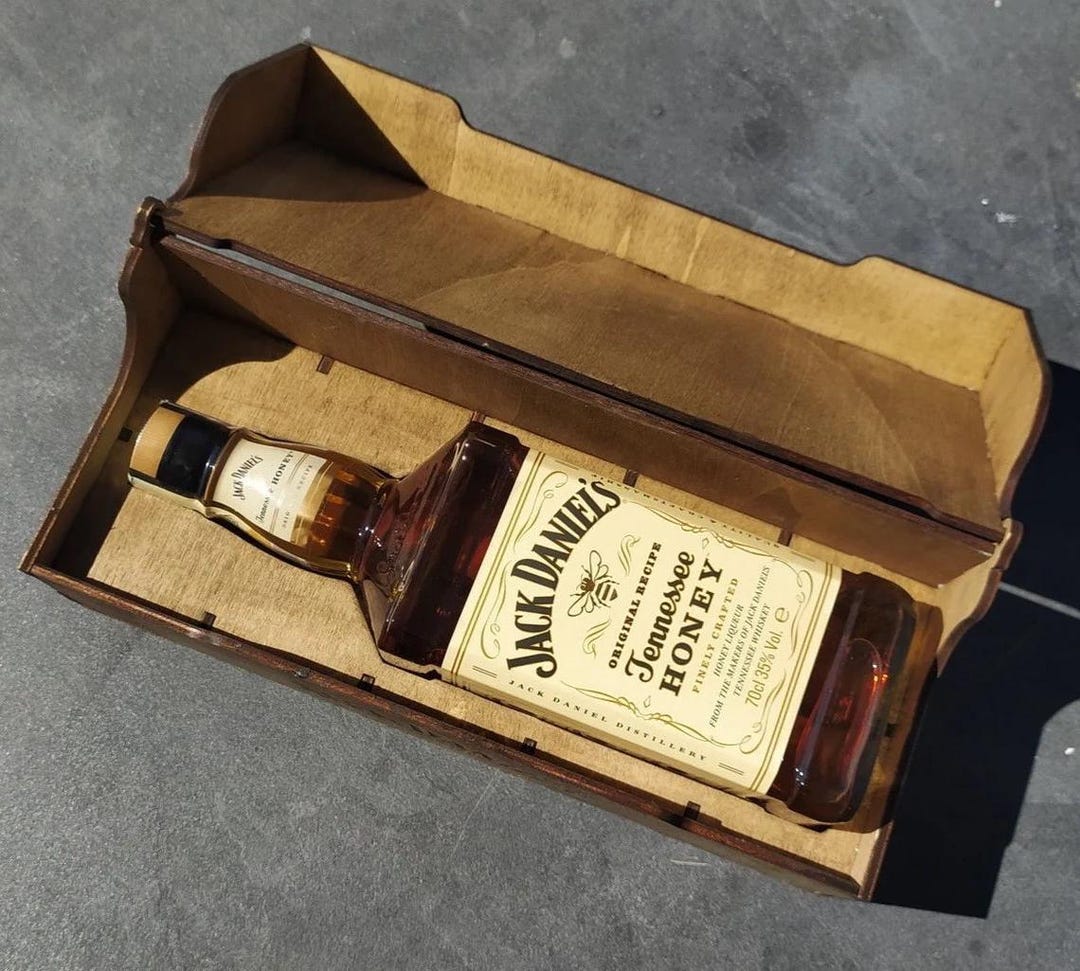 Fathers Day, Laser Cutting, Jack Daniels 70cl Gift Box 4mm SVG File ...