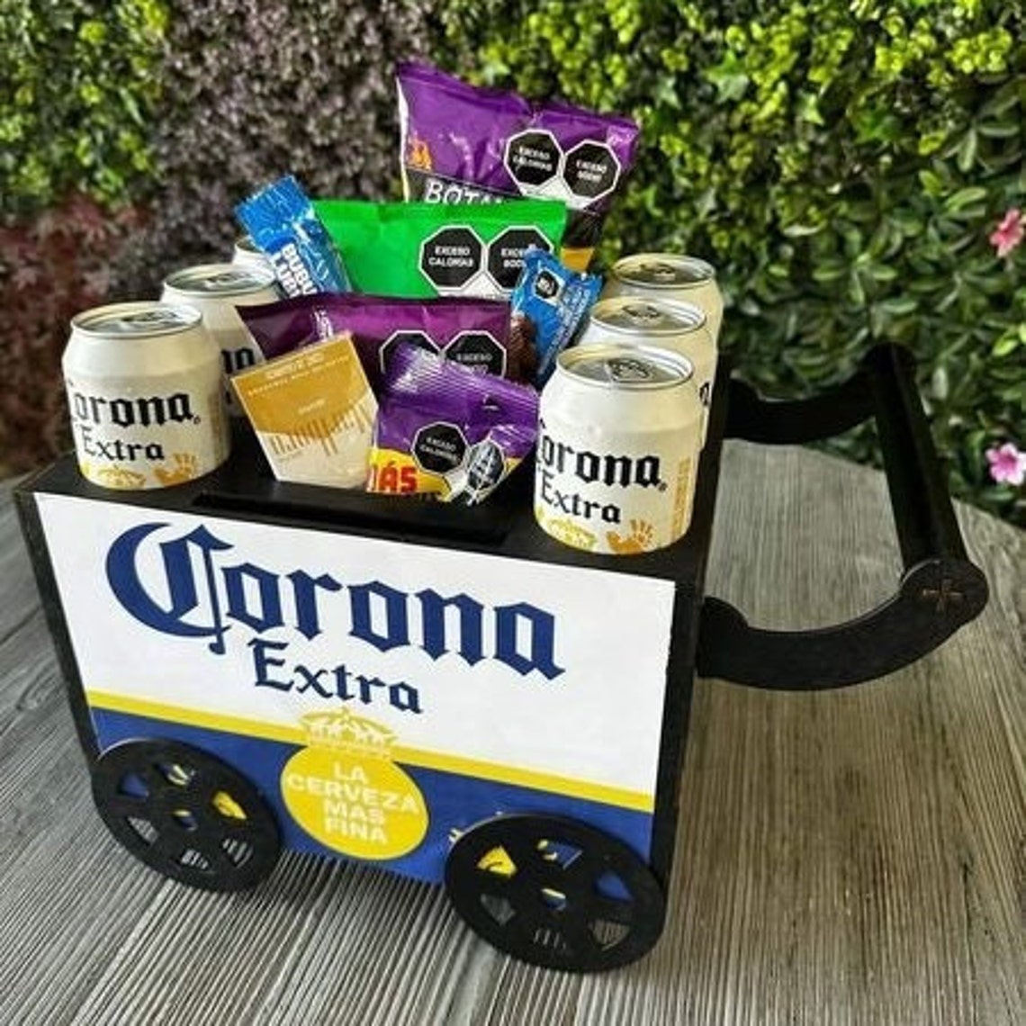 Beer and Candy Cart, Laser Cut Beer Cart for Dad, Laser Cut Files ...