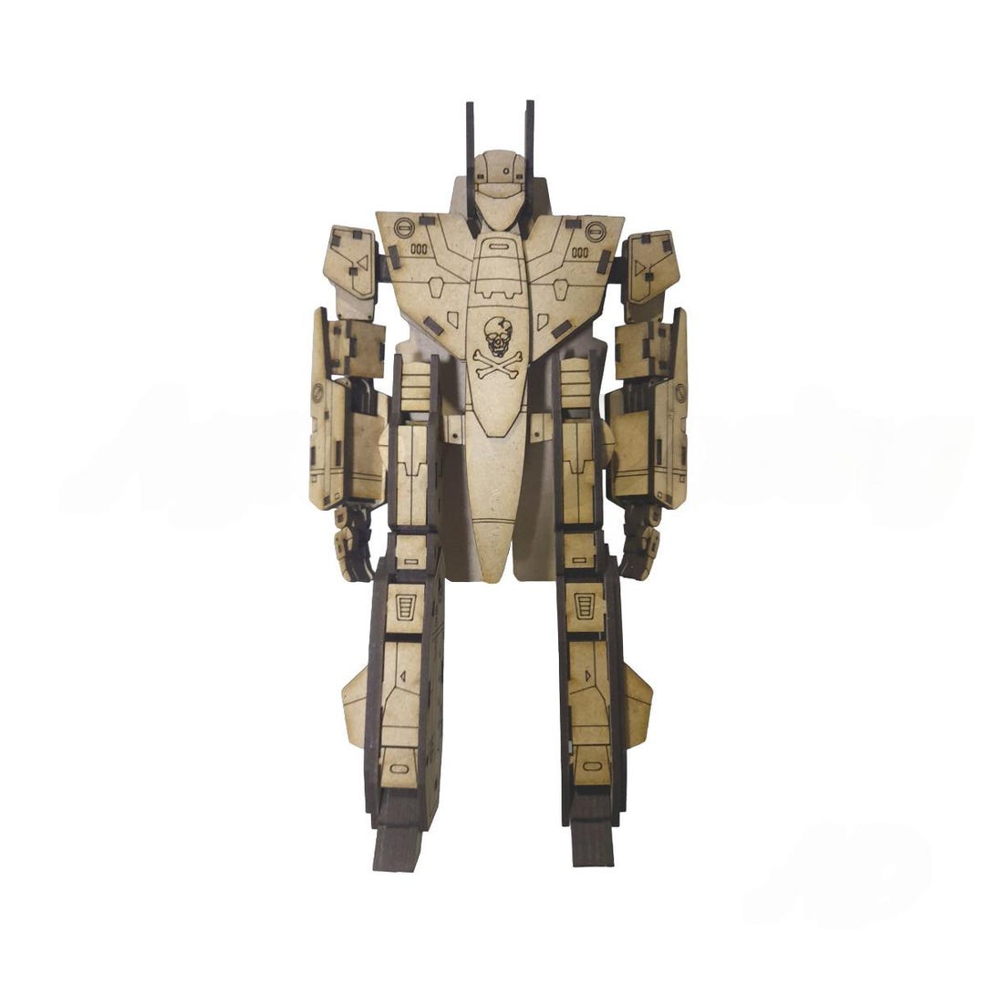 Digital File of Valkyrie VF Robot 3D Laser Cuttable Model for Laser ...