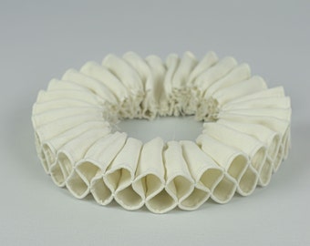 Royal Elizabethan Ruff Collar in Gold and White Lace-elizabethan Ruff ...