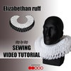 Elizabethan Neck Lace Collar - Historical Tudor Ruffled Gorguera ...
