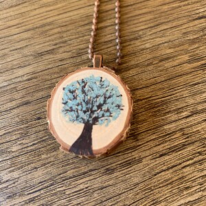 Tree Necklace | Wood Pendant | Enchanted Tree | Whimsical Jewelry - Etsy