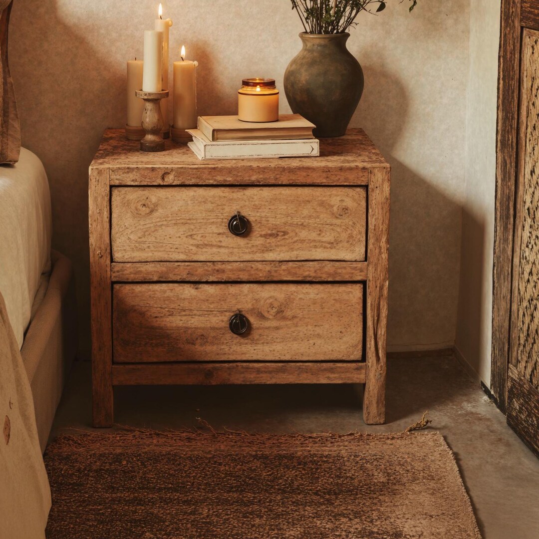 Rustic Floating Table for Bedroom Handmade Floating Nightstand With ...