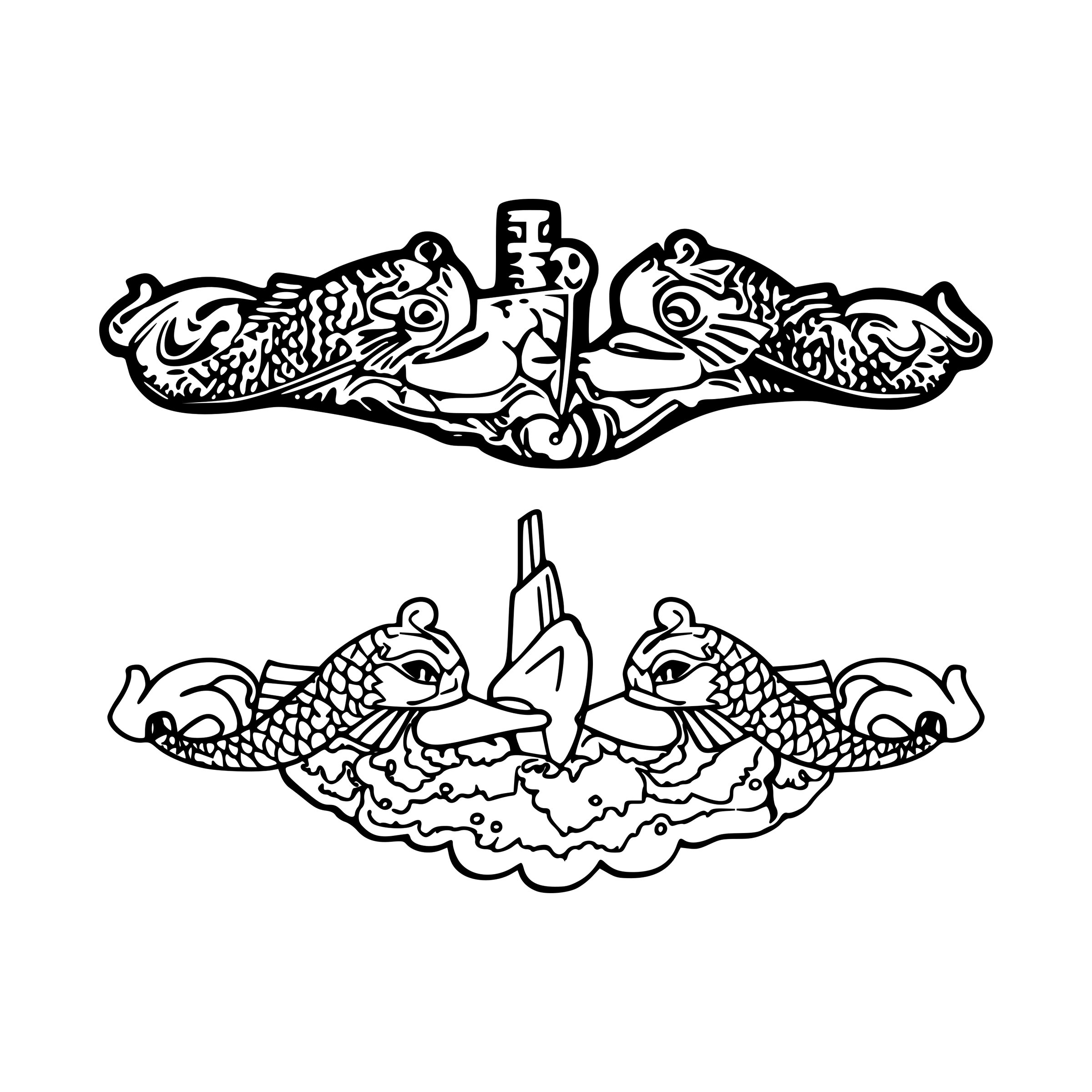 Navy Submarines Logo