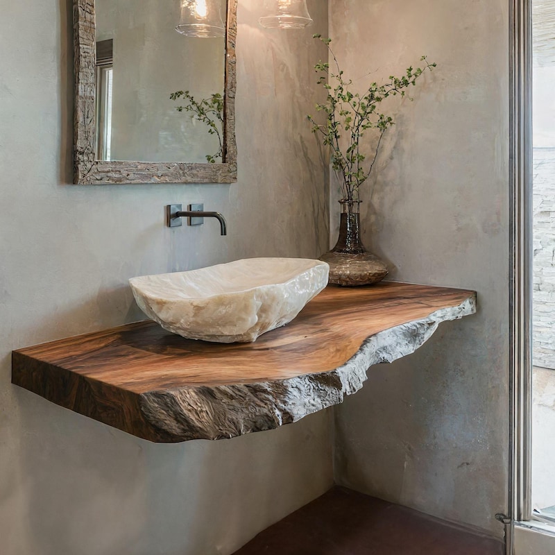 Live Edge Vanity - Etsy
