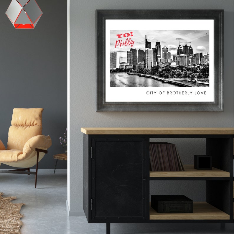 Yo Philly, Philadelphia Skyline, Digital Download - Etsy