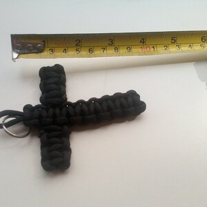 Cross Keychains. /paracord Cross Keychain. - Etsy