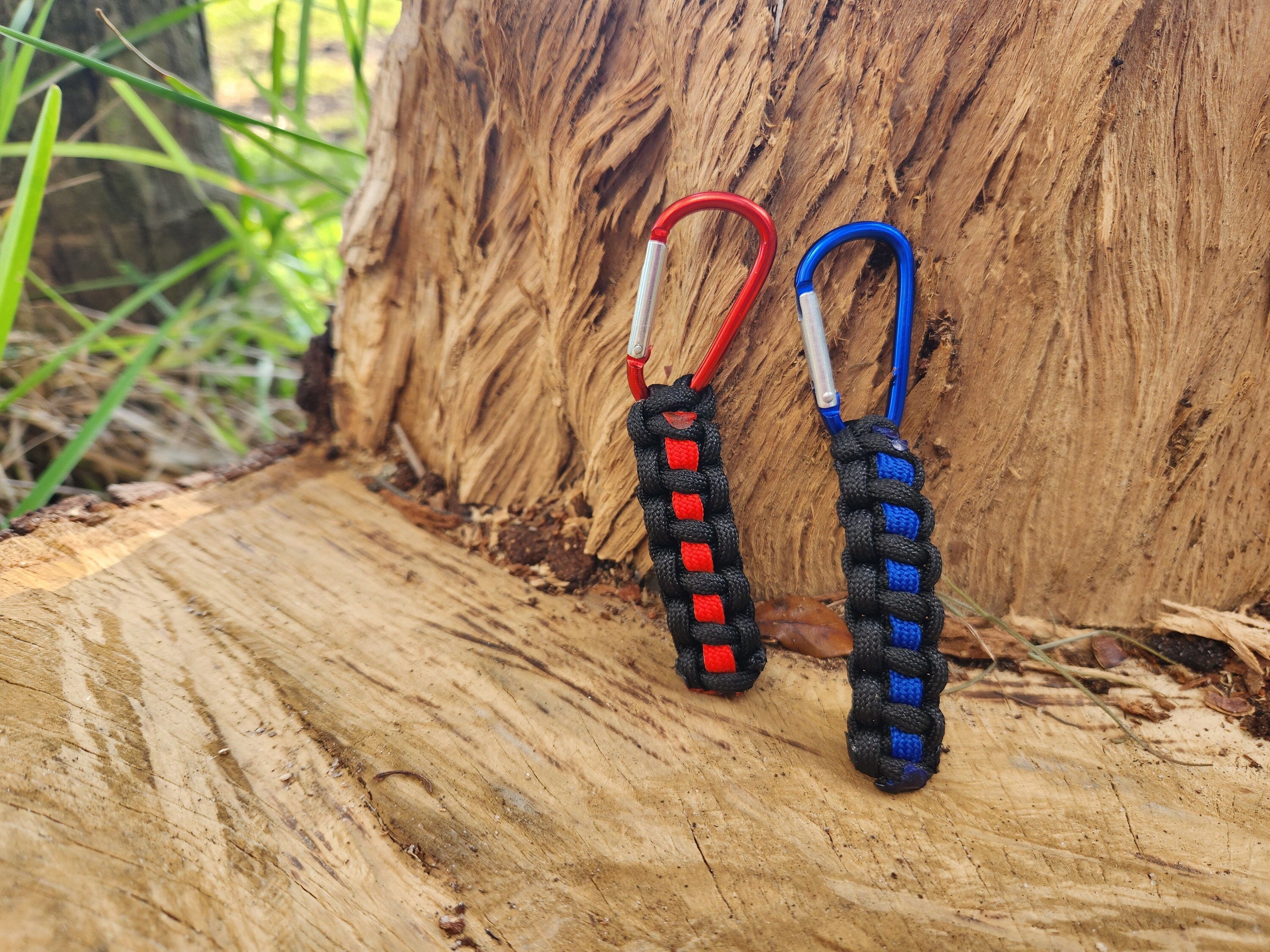 Police and Firefighter Keychains With Carabiner/keychains/ Thin Blue ...