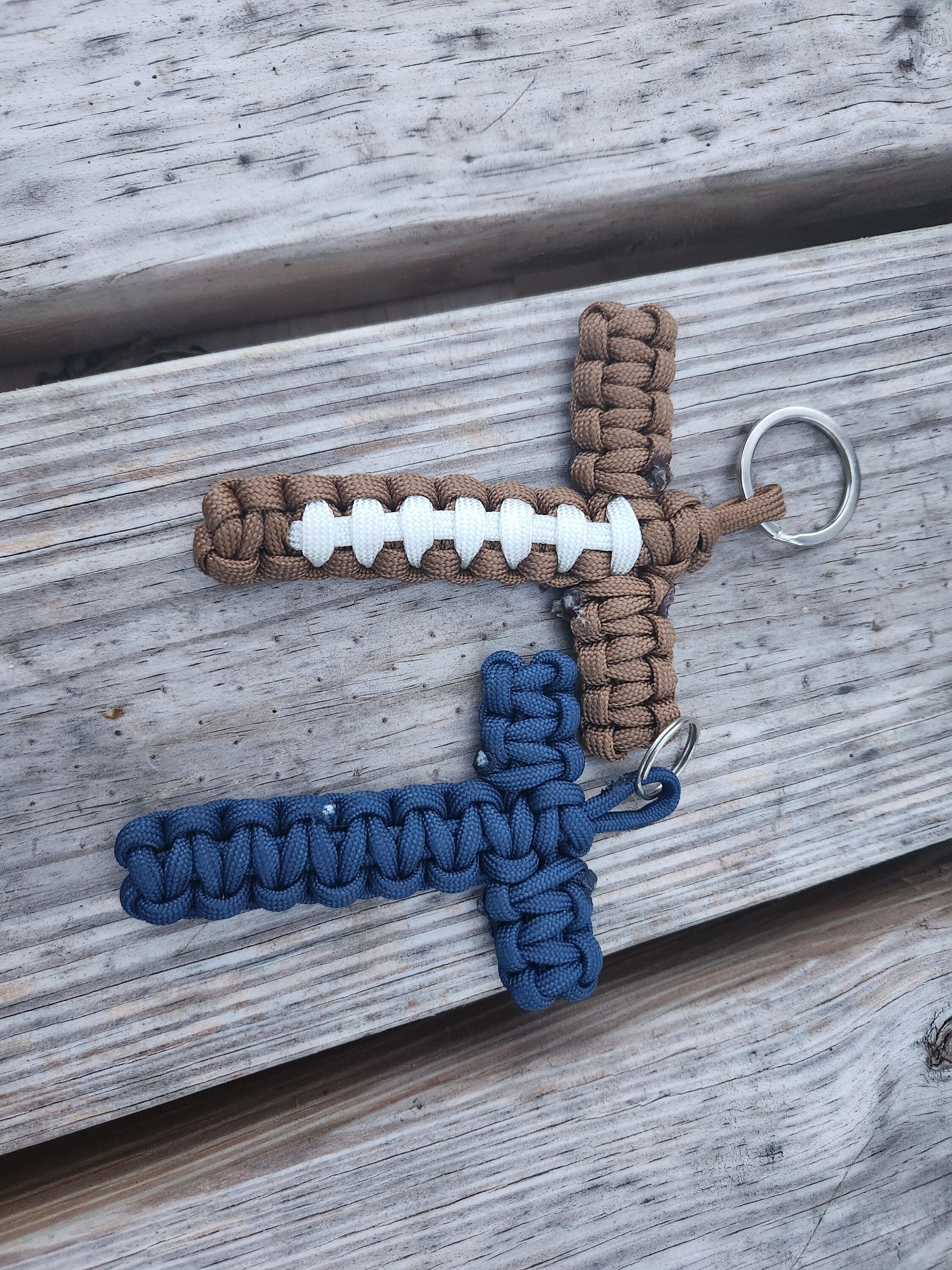 Cross Keychains. /paracord Cross Keychain. - Etsy