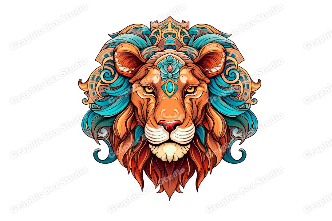 Leo Sign PNG Ancient Lion Zodiac PNG Leo Clipart Leo - Etsy Australia