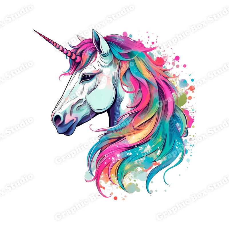 Unicorn Head - Etsy