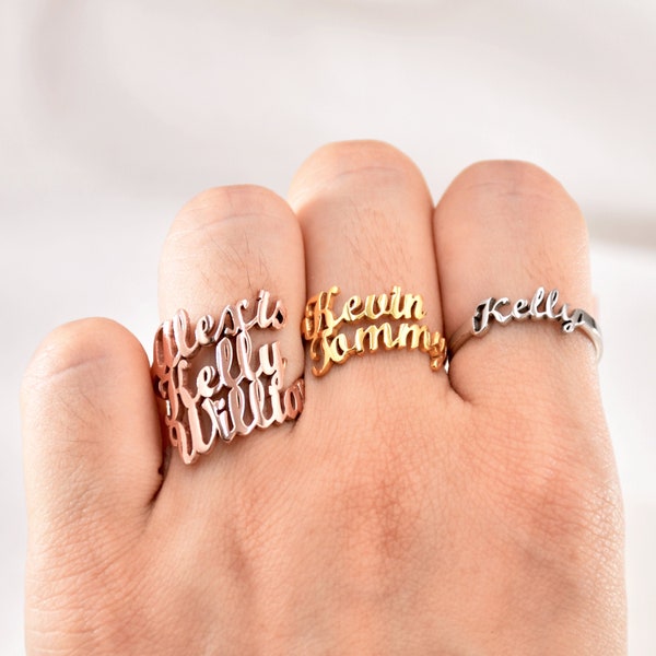Name Ring - Etsy