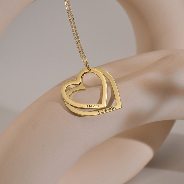 Custom Heart Necklace - Etsy
