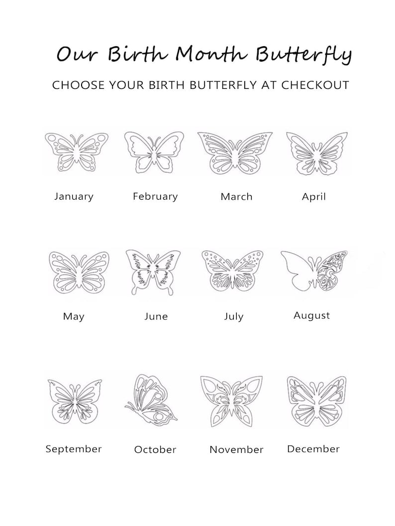 Personalize Butterfly Custom Name Necklace, Name Necklace With ...