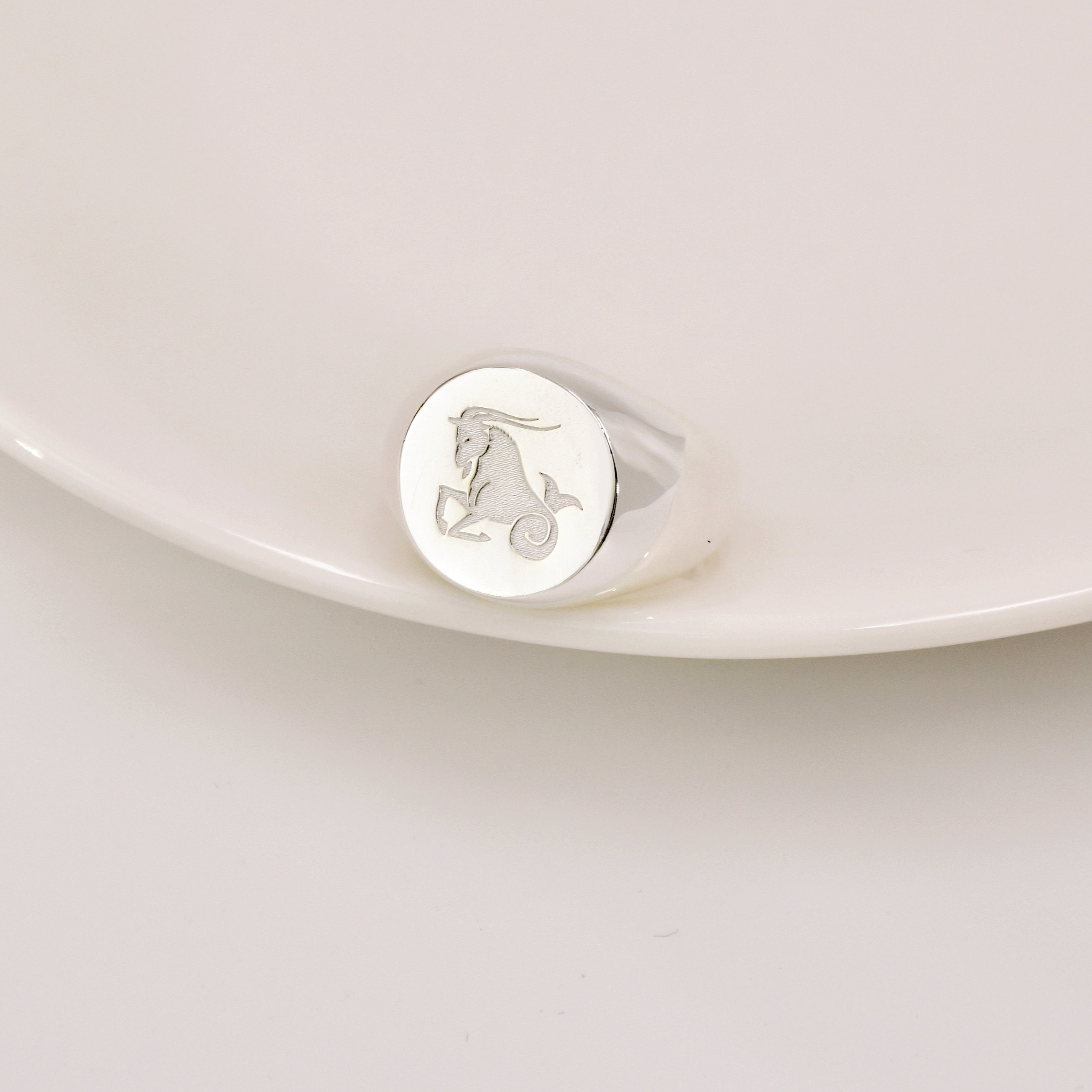 Zodiac Signet Ring, Zodiac Ring, Custom Zodiac Jewelry in Sterling ...