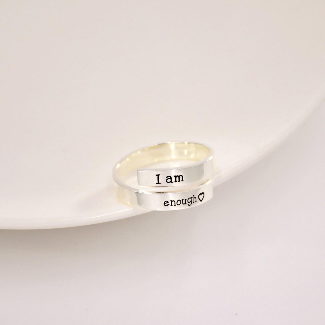 Engraved Double Name Ring Two Name Rings, Couples Names, Customized ...