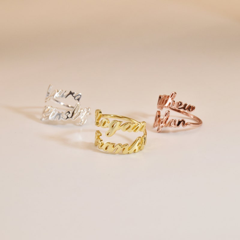 Name Ring - Etsy
