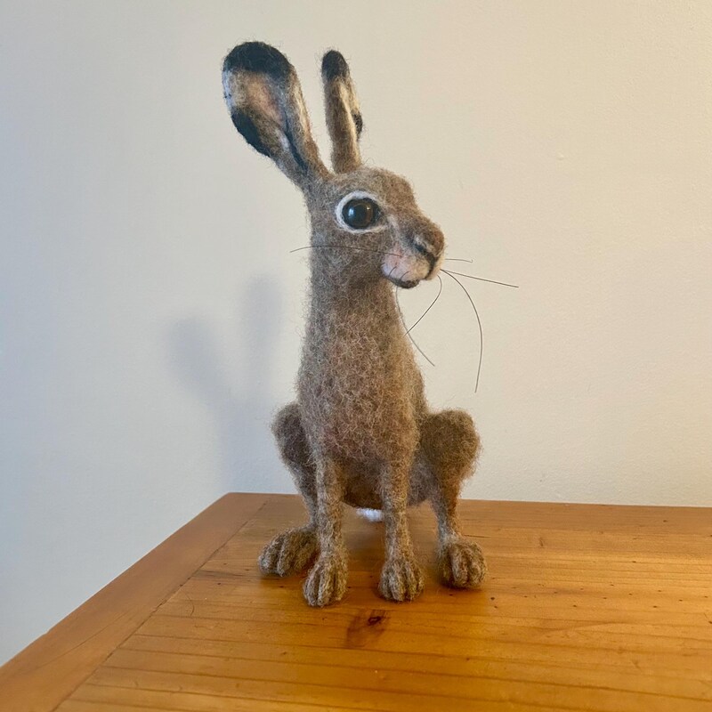 Felt Hares - Etsy UK