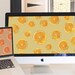 Tangerine Desktop Wallpapers Set, 3 Colors/mandarine, Orange Fruit ...