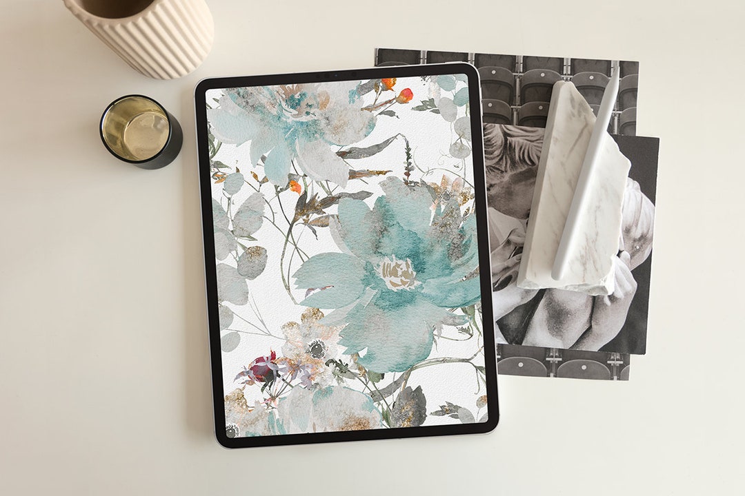Floral iPad Wallpapers, Set of 3/aesthetic Pattern/blooming Flowers ...