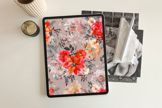 Floral Ipad Wallpaper Flower Ipad Background Ipad Pro - Etsy