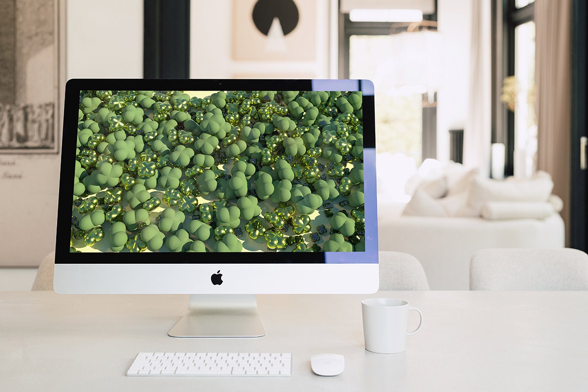 Abstract Green Desktop Wallpaper, Green Theme/3d Wallpaper for Computer ...