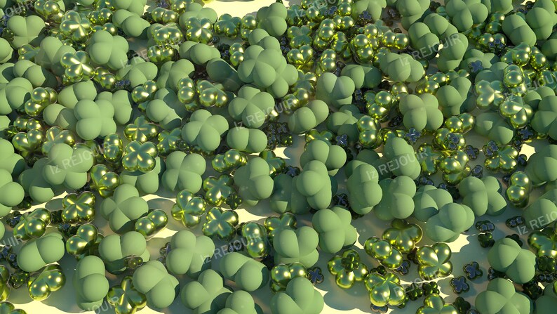 Abstract Green Desktop Wallpaper Green Theme/3d Wallpaper for - Etsy