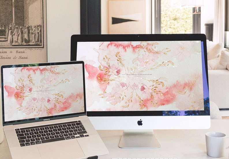 The Truth, Bible Verse Desktop Wallpaper, Floral PC Wallpaper ...