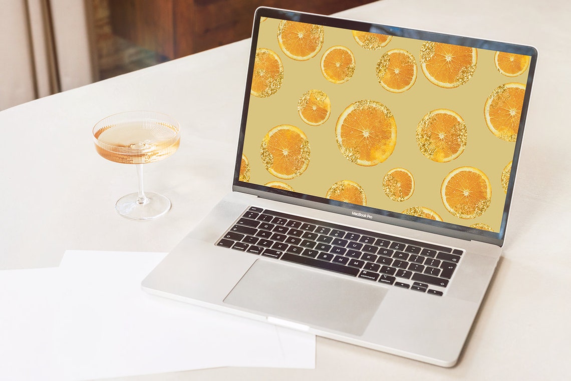 Tangerine Desktop Wallpapers Set, 3 Colors/mandarine, Orange Fruit ...