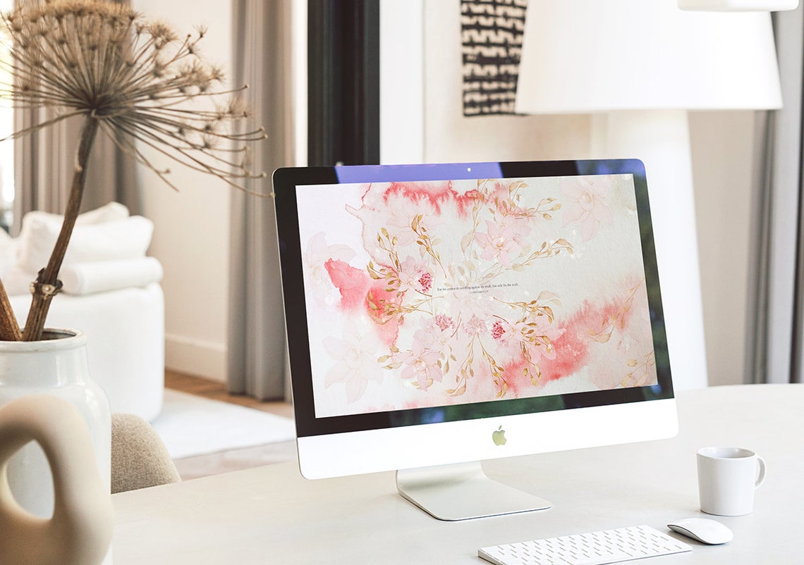 The Truth, Bible Verse Desktop Wallpaper, Floral PC Wallpaper ...