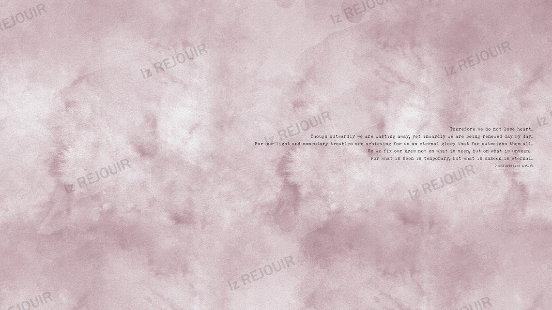 We Do Not Lose Heart Bible Verse Desktop Wallpaper - Etsy