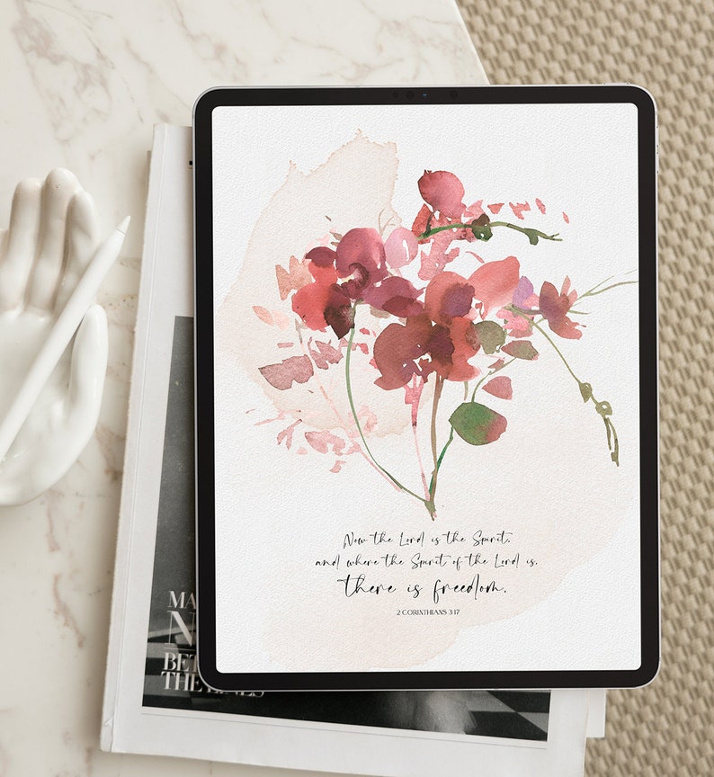 Freedom, Christian iPad Wallpaper, Bible Verse iPad Background ...
