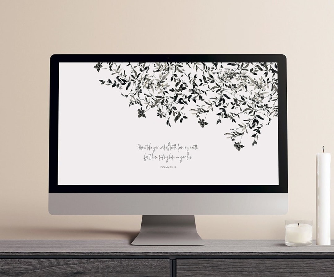 Word of Truth, Set of 2, Bible Verse Desktop Wallpaper, Christian PC ...