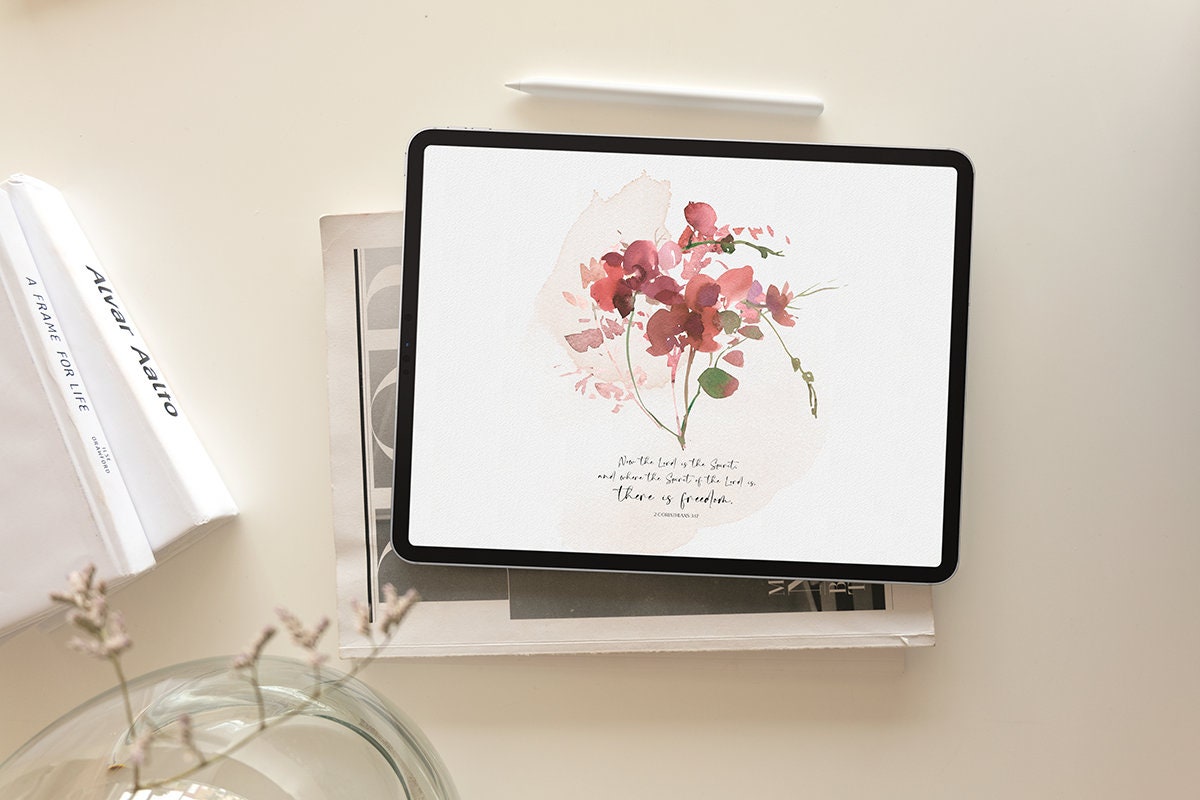 Freedom, Christian iPad Wallpaper, Bible Verse iPad Background ...