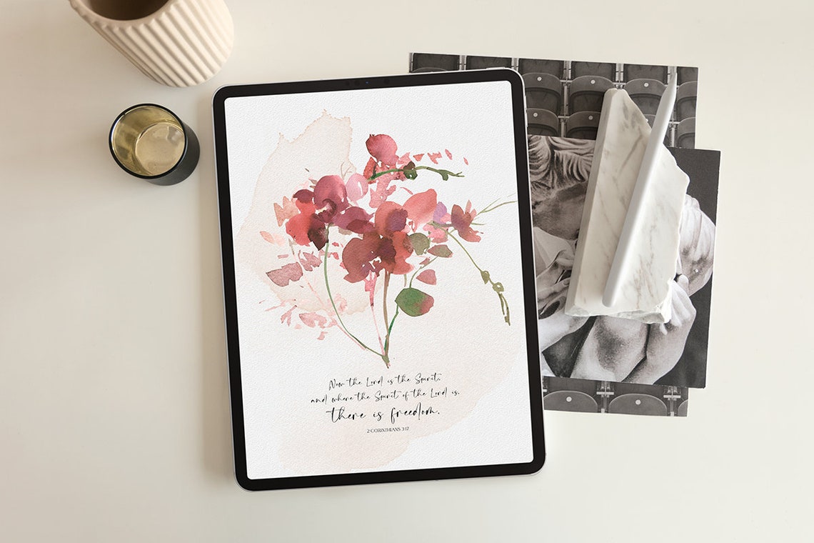 Freedom, Christian iPad Wallpaper, Bible Verse iPad Background ...