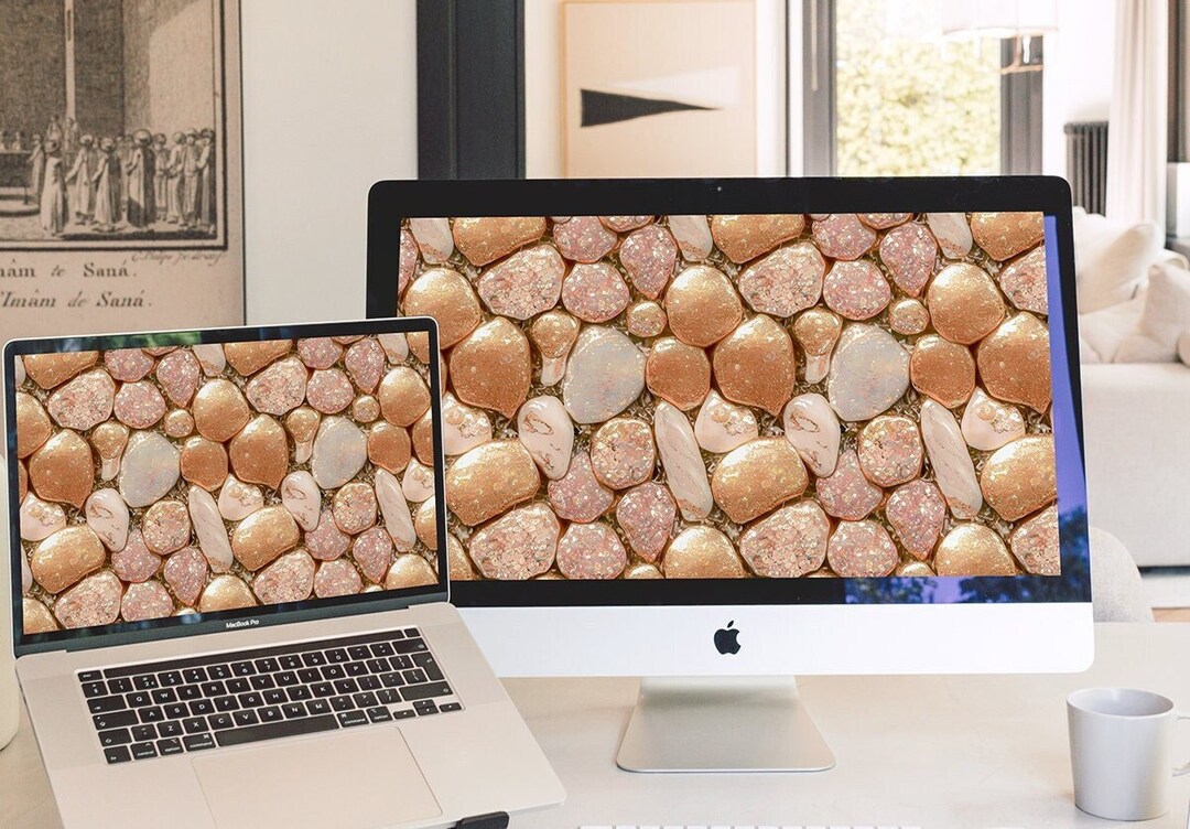 Gemstone Desktop Wallpaper, Abstract Gemstone PC Wallpaper, Gem Pattern ...