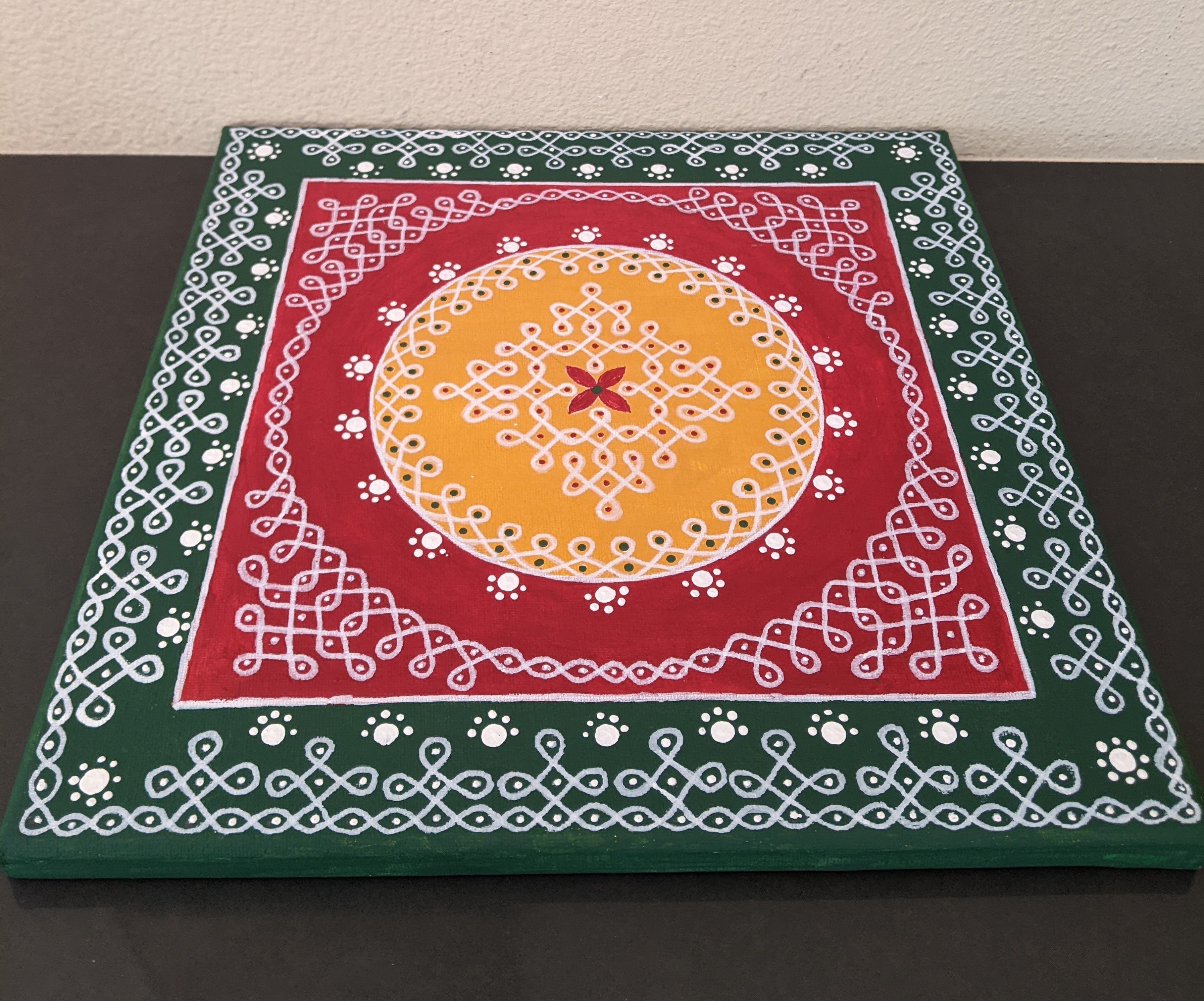 Neli Kolam on Canvas/neli Kolam Wall Art - Etsy