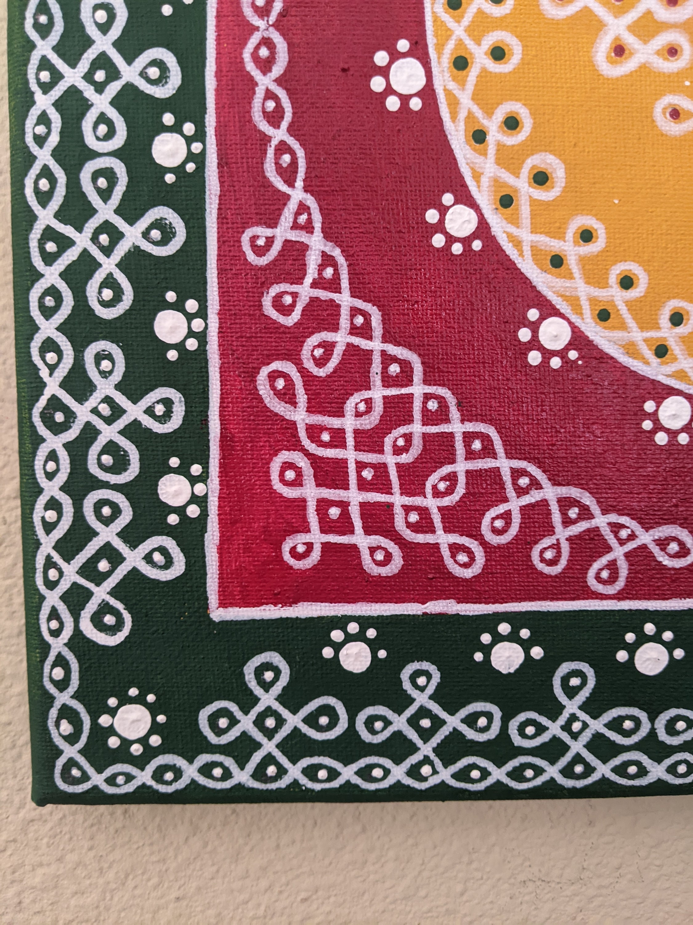 Neli Kolam on Canvas/neli Kolam Wall Art - Etsy