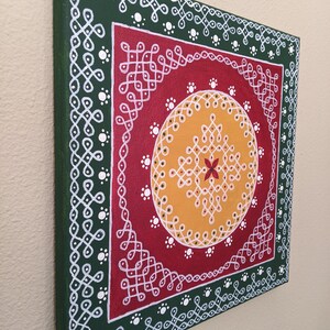 Neli Kolam on Canvas/neli Kolam Wall Art - Etsy
