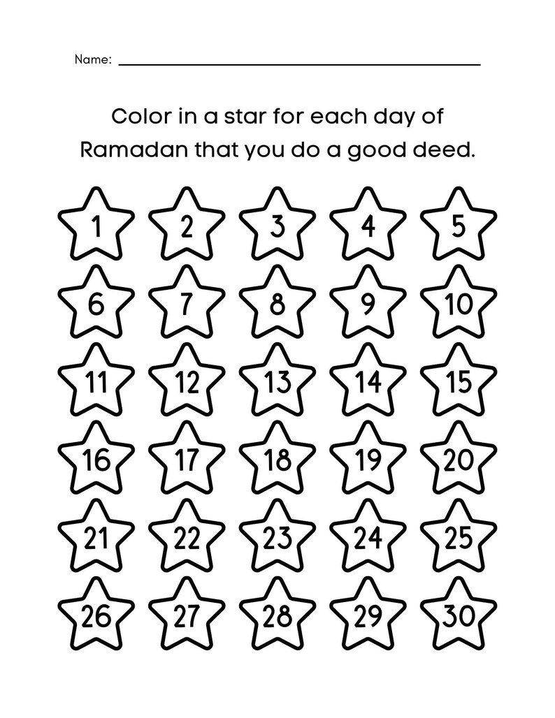 Ramadan Good Deed Tracker for Kids With 150+ Good Deed Ideas | Good ...