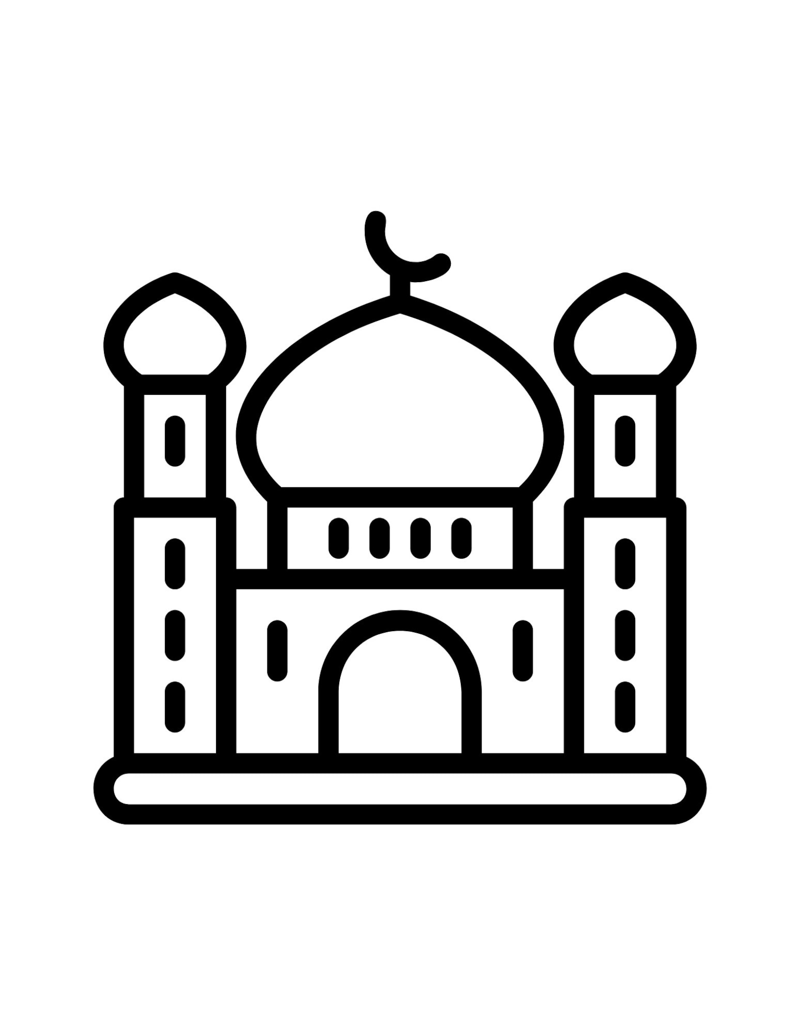 48 Simple Islamic Coloring Pages for Little Muslims | Ages 1-4 ...