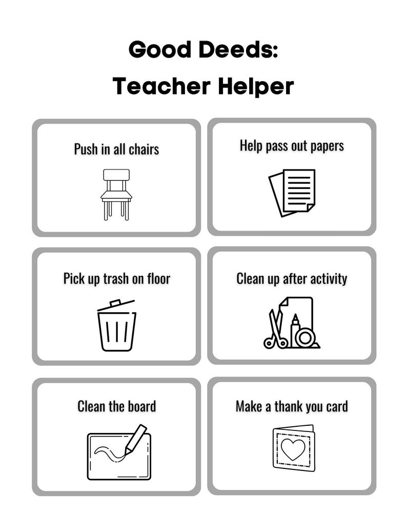 Ramadan Good Deed Tracker for Kids With 150+ Good Deed Ideas | Good Deed Inspiration for Kids ...